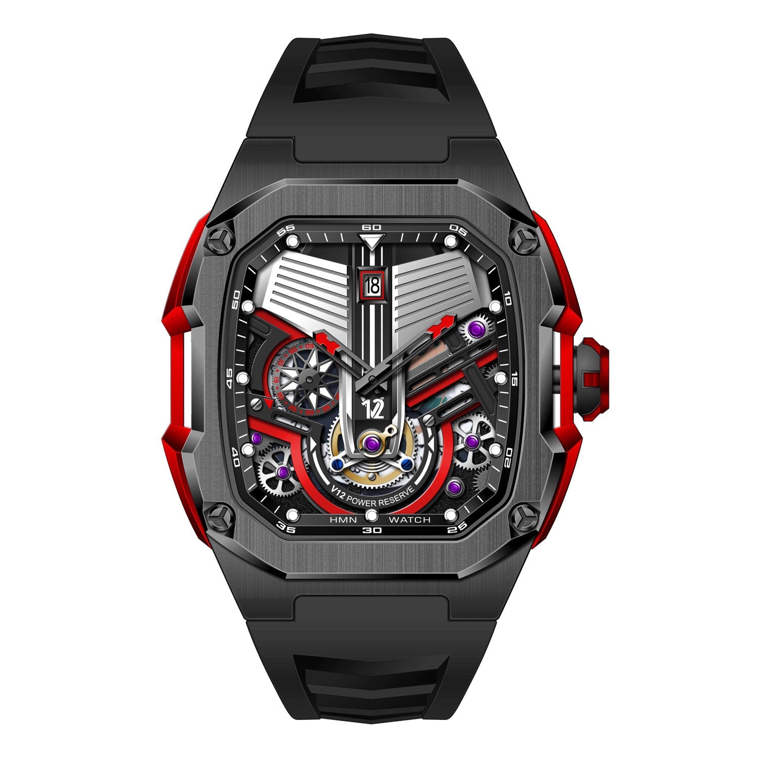 V12 Cullinan Automatic Watch – The Watchoria